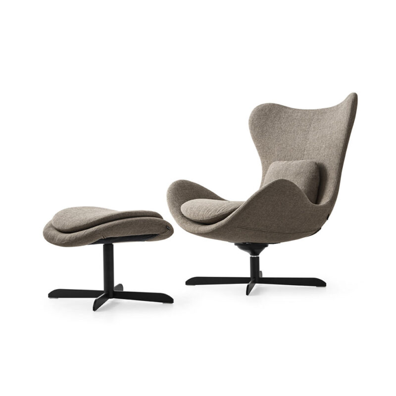 Lazy basculante + pouf – Italo Design